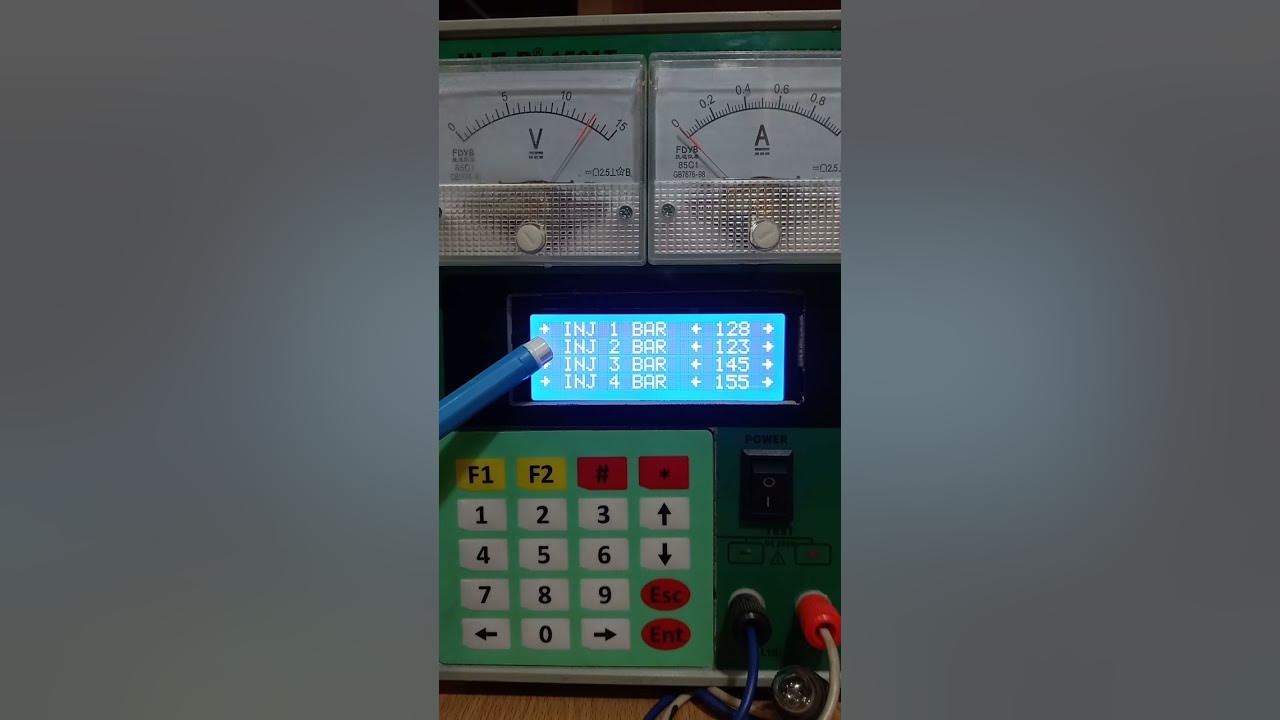 Diesel injector tester|arduino projects - YouTube