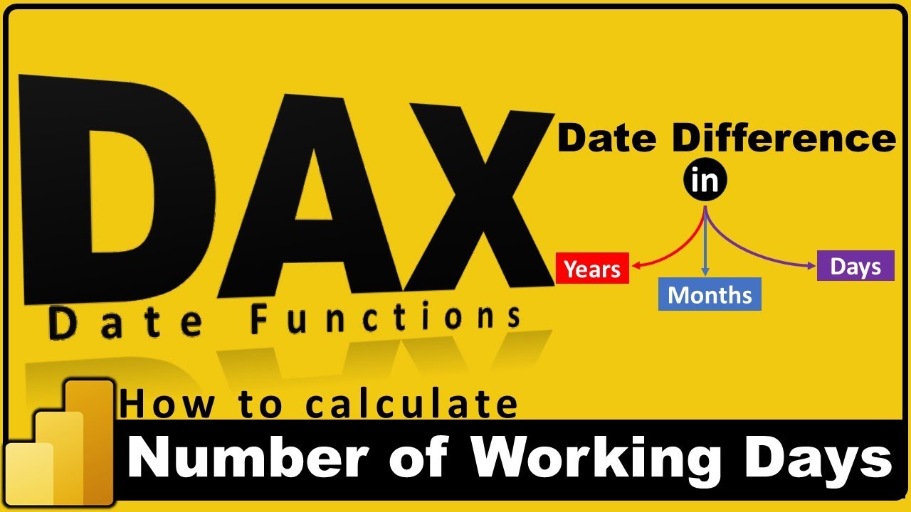 Date Functions In Power BI With Examples II DateDiff NetworkDays Date Functions In Power BI With Examples II DateDiff NetworkDays