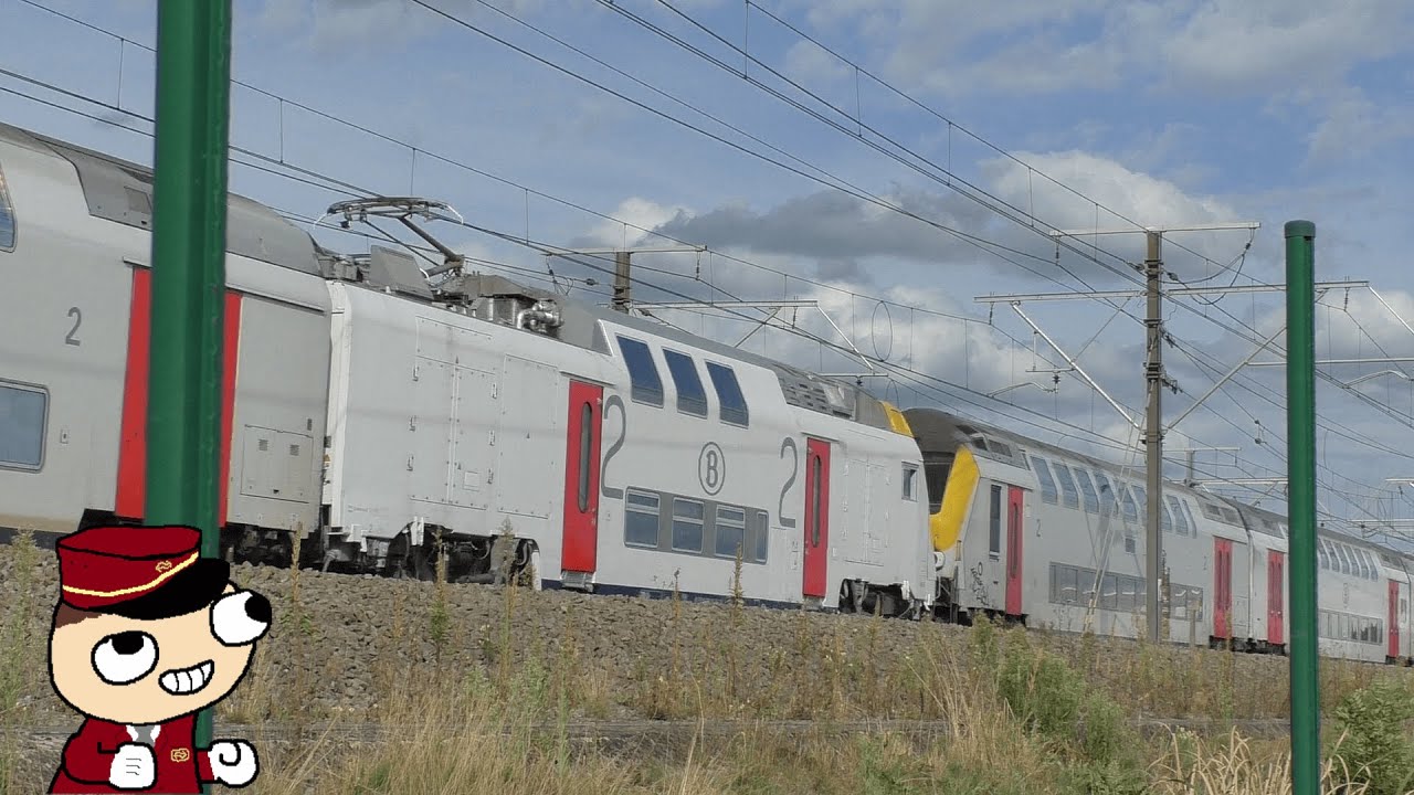 M6 rijtuigstam met M7 Bmx en een MS08 (Desiro) | NMBS / SNCB - YouTube