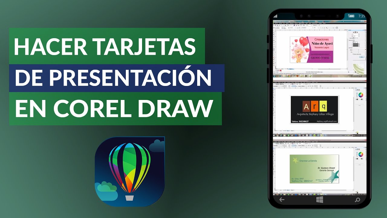 Cómo hacer tarjetas de presentación en COREL DRAW - Fácil y rápido ...