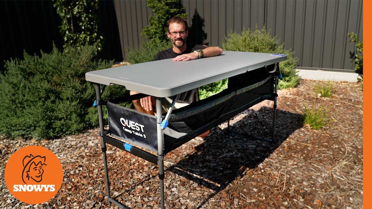 Quest Outdoors Camp Table 5 - YouTube