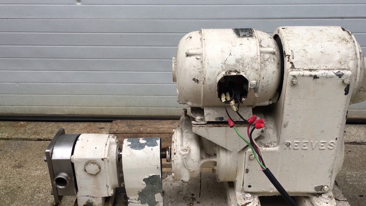 Functionality is shown of the Reeves Variable Speed drive Unit. - YouTube