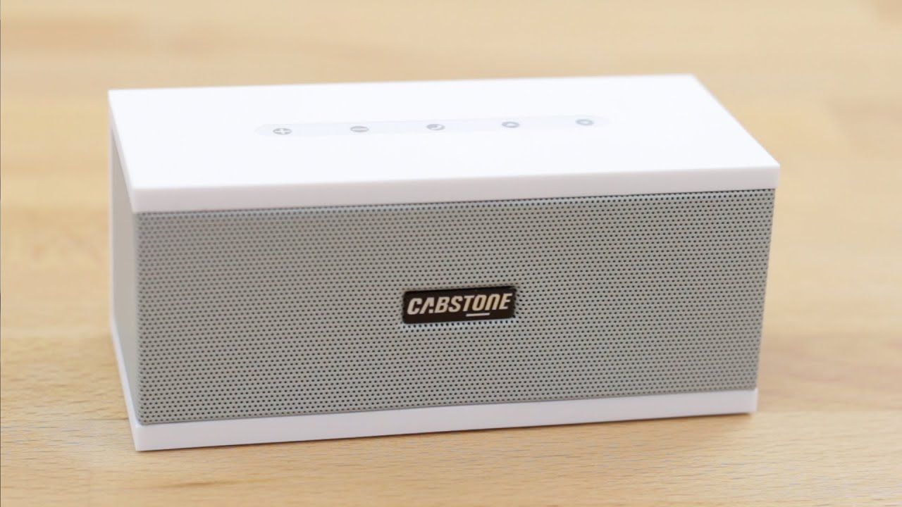 Cabstone SoundBlock Bluetooth Lautsprecher im Review - YouTube