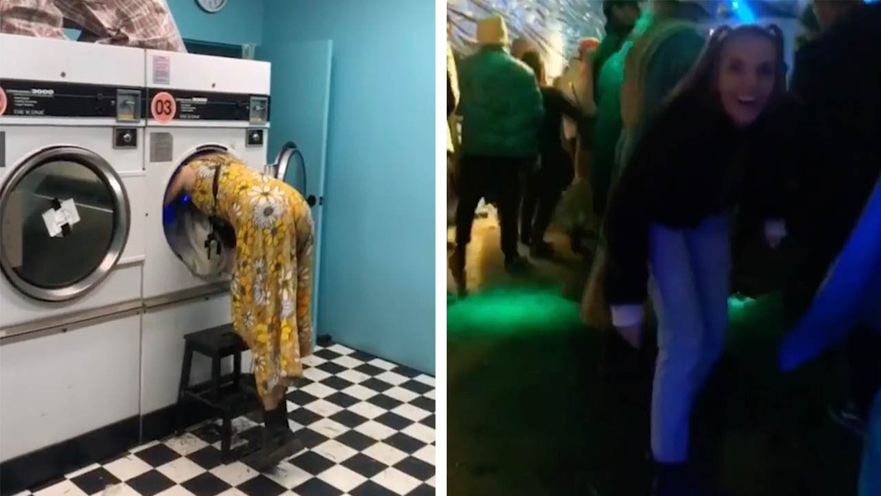 Australian Festival Has Hidden Entrance Through Washing Machine - YouTube
