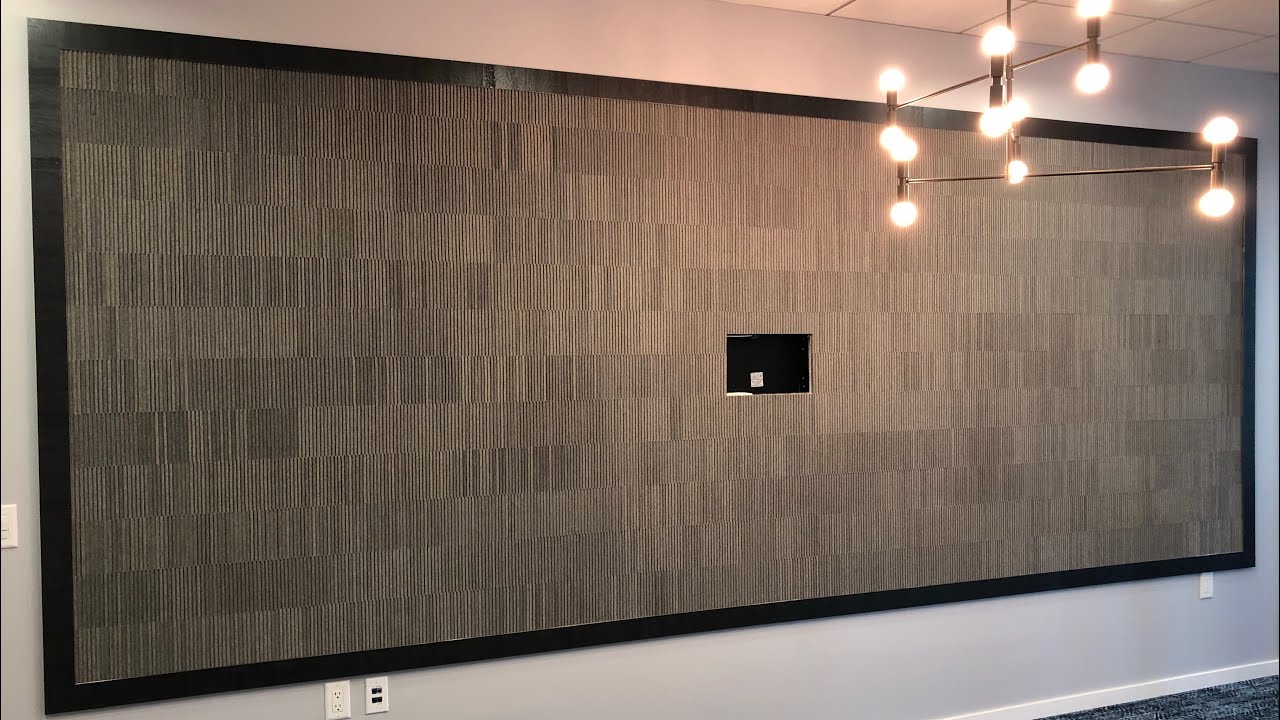 FILZFELT PANEL AND WOOD VENNER INSTALLATION - YouTube