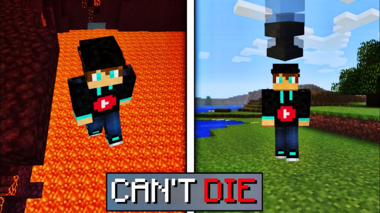 Minecraft... but I'm INVINCIBLE! - YouTube