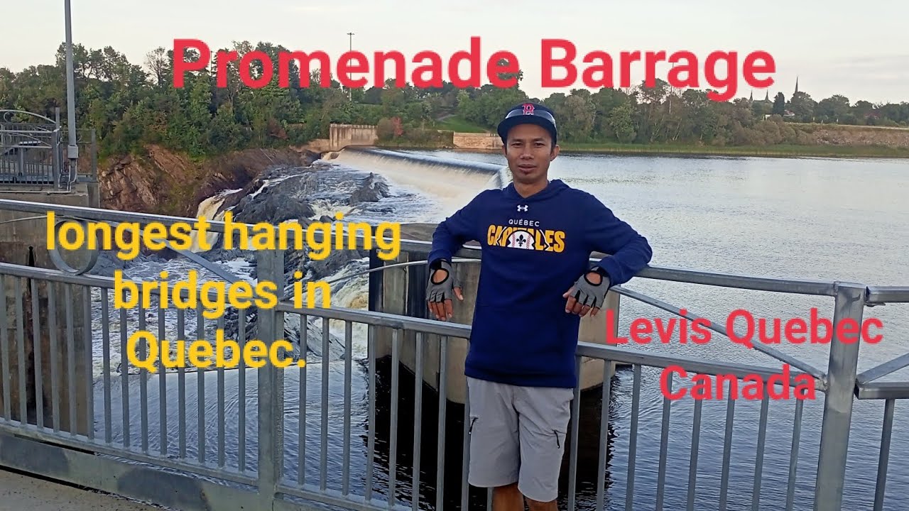 Promenade Barrage/hanging bridge in Quebec City Canada. - YouTube
