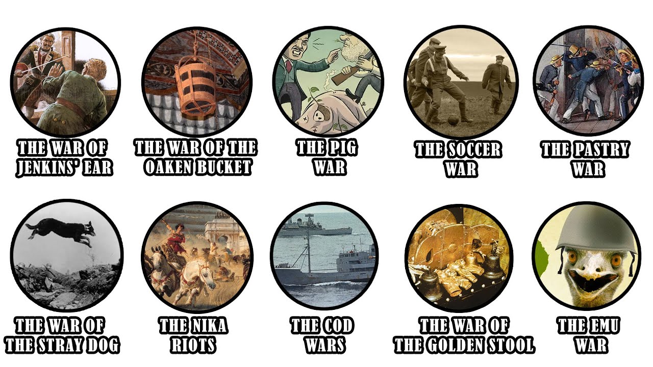 10 Dumbest Wars of All Time Explained in 10 Minutes - YouTube