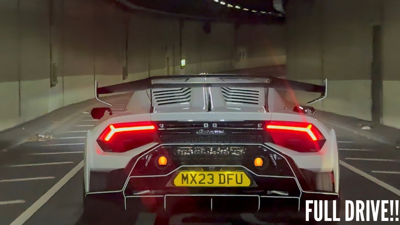 CRAZY Lamborghini Huracan STO Drive! *PURE V10 ACCELERATIONS* TUNNEL ...