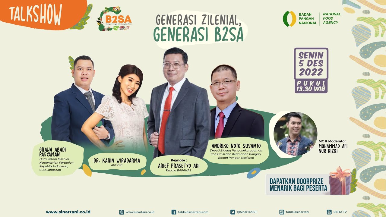 Talkshow: GENERASI ZILENIAL, GENERASI B2SA - YouTube