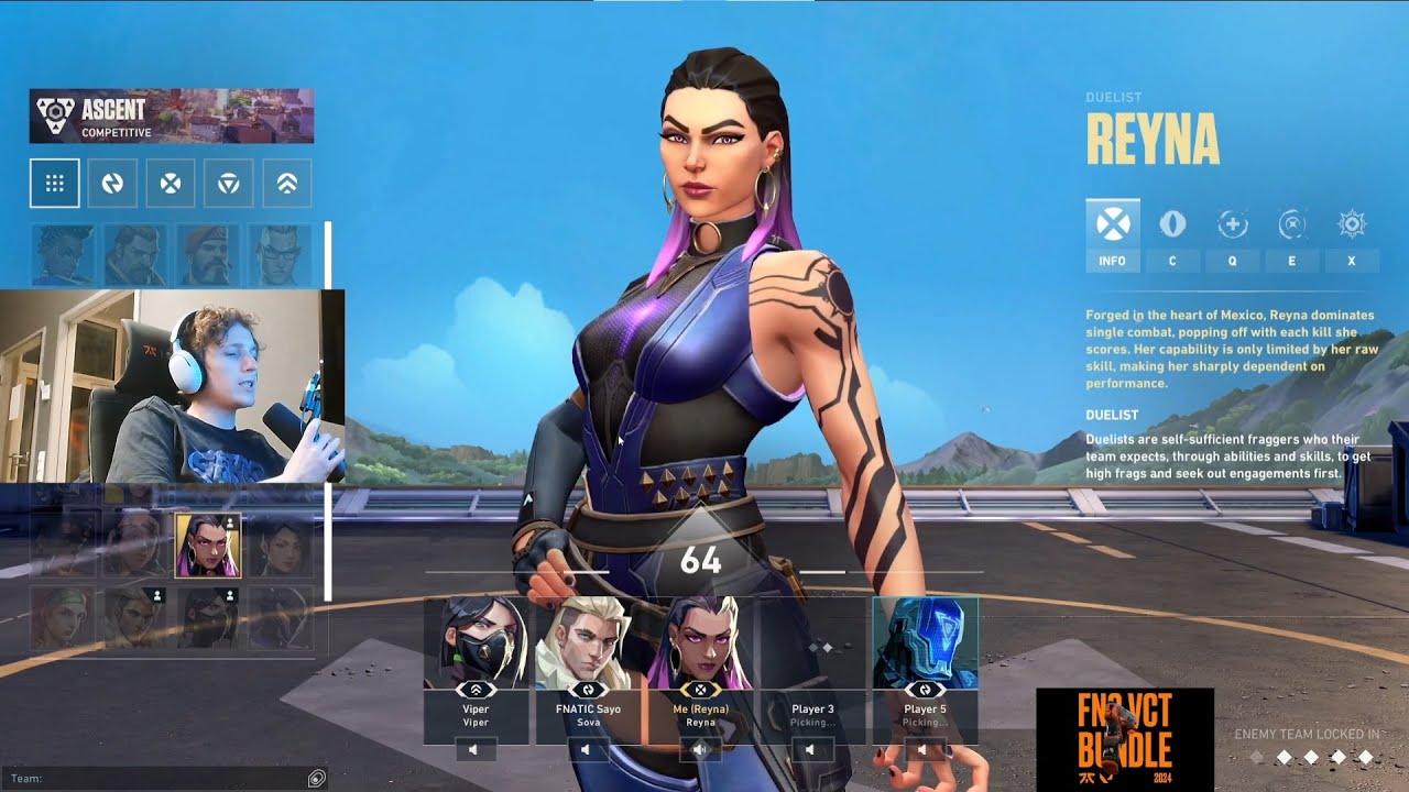 ASCENT! FNATIC BOASTER REYNA VALORANT RANKED GAMEPLAY [Full Match VOD ...