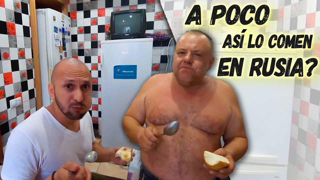 Mi Mexicano 🇲🇽 PROBANDO PRIMERA VEZ la Gelatina de Carne en CASA RUSA ...