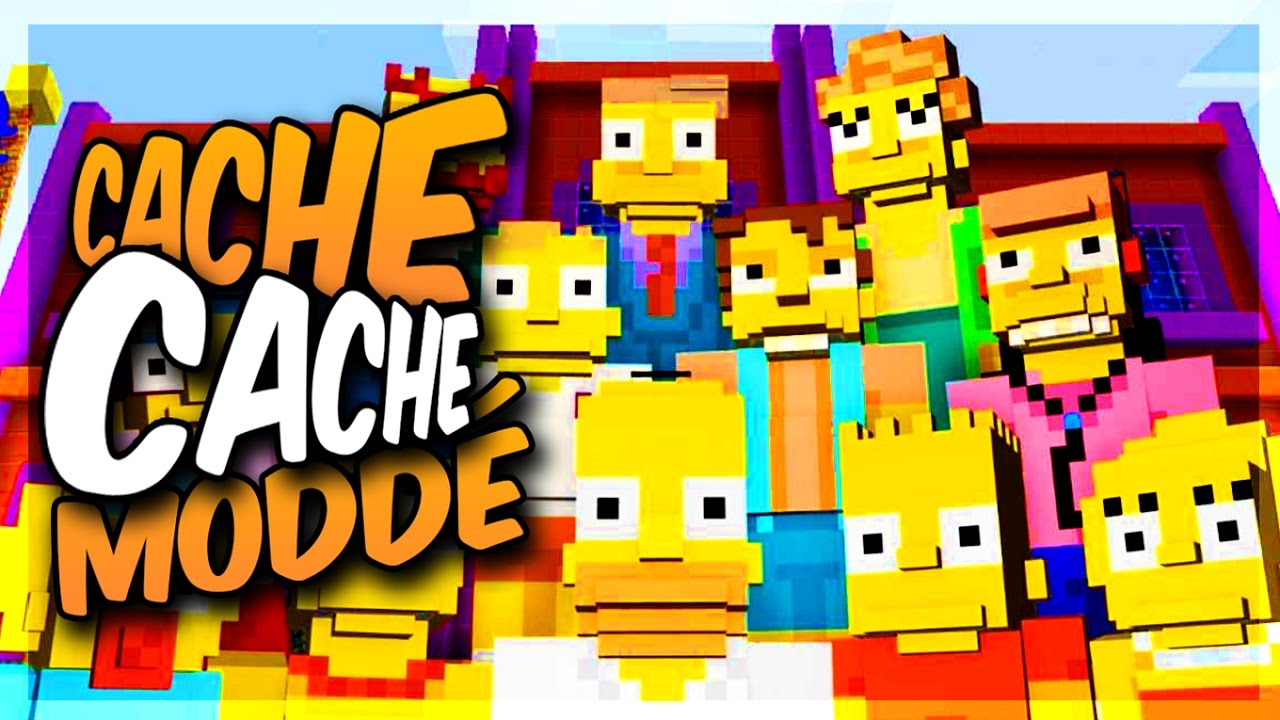 CACHE CACHE MINECRAFT BÉBÉ ! MAP SPRINGFIELD (THE SIMPSONS) - YouTube