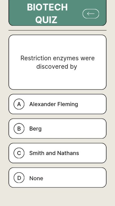 Biotech questions #quiz #aspirants - YouTube