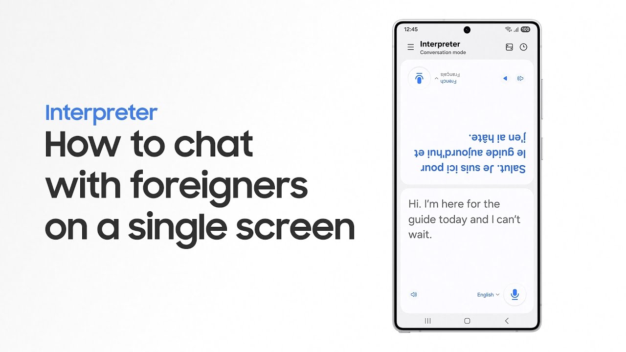 How to use Interpreter | Galaxy AI | Galaxy S25 Series | Samsung - YouTube