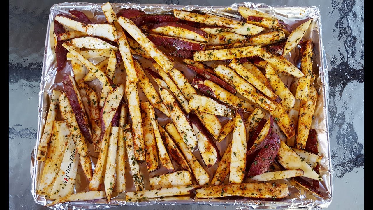 Sweet Potato Chips Recipe | Side Dish | Spicy Fusion Kitchen - YouTube