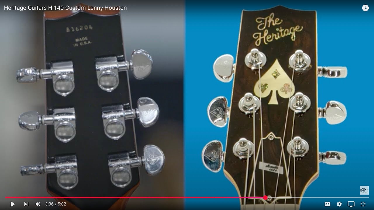 1984 Heritage Guitars H 140 Custom Lenny Houston - YouTube