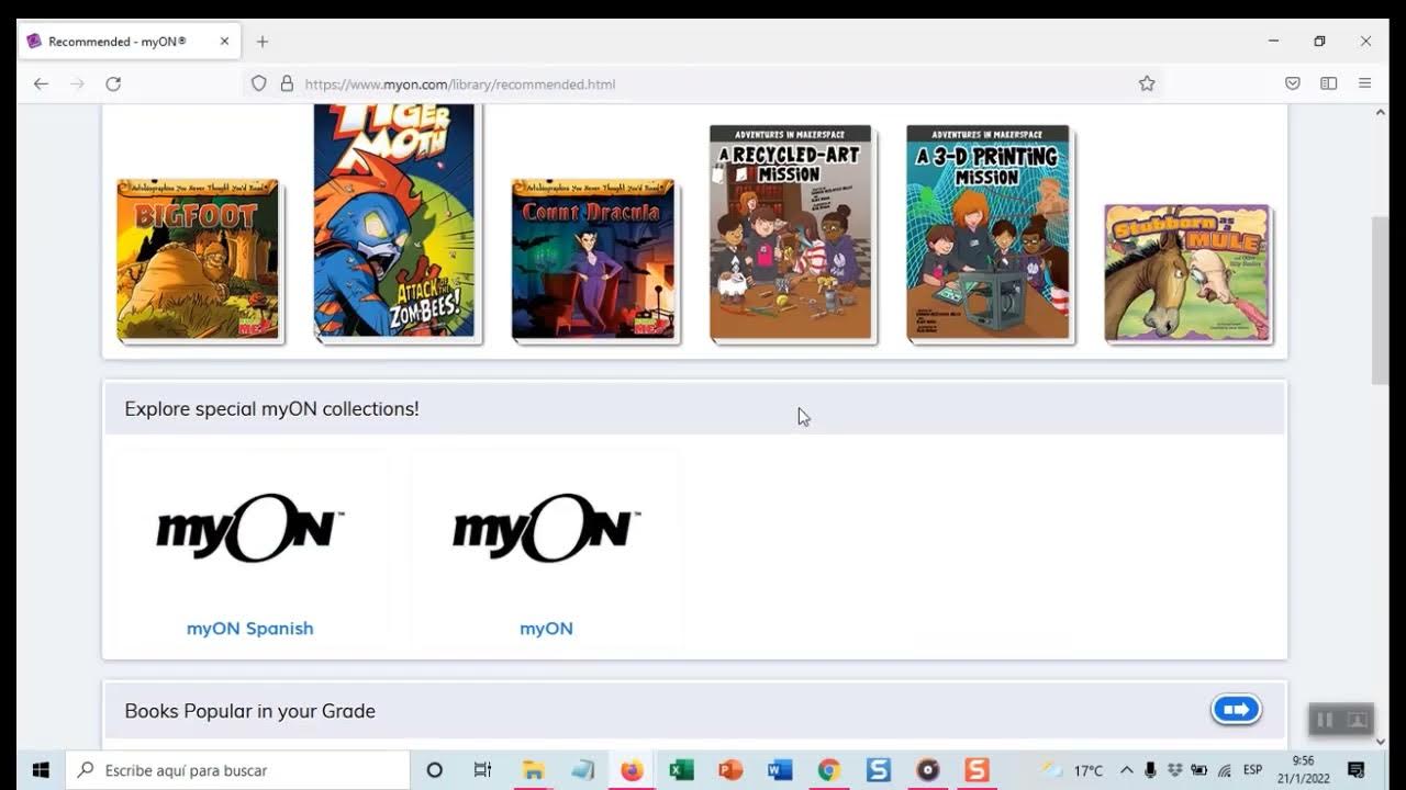 Tutorial de uso plataforma lectura MYON - YouTube