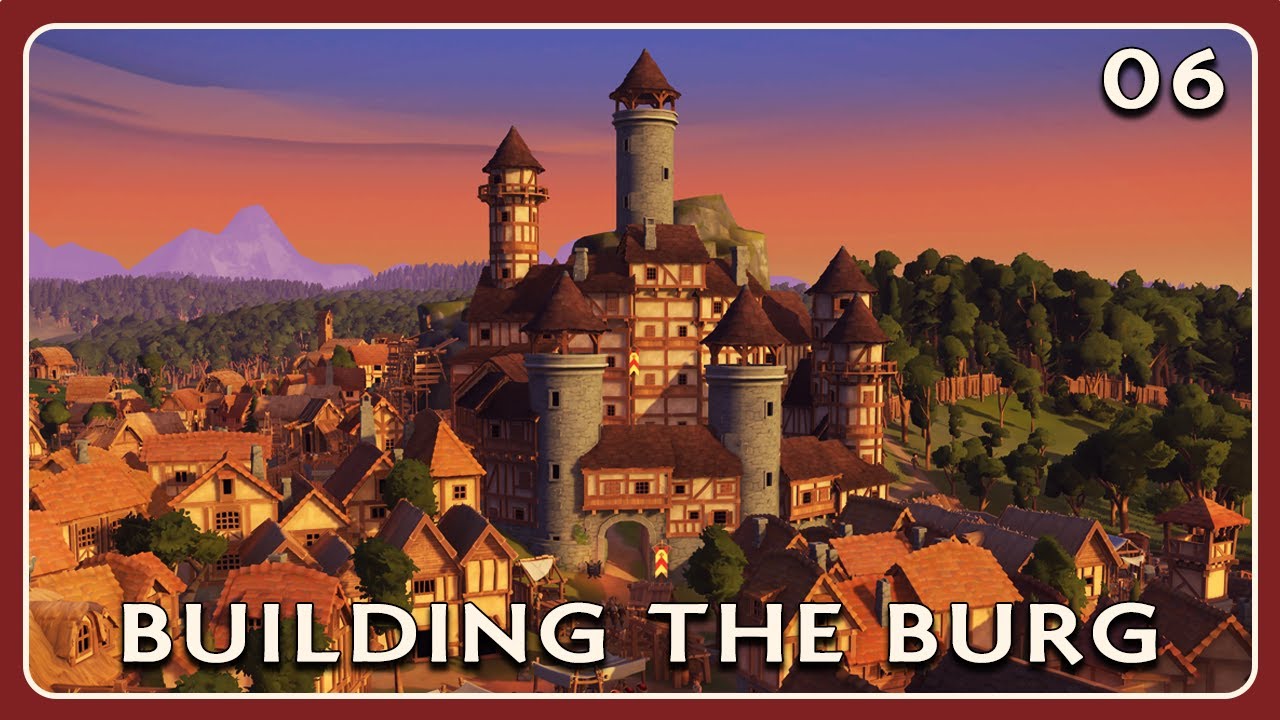 Building The Perfect Medieval Burg In Foundation | EP06 - Cliff Manor # ...