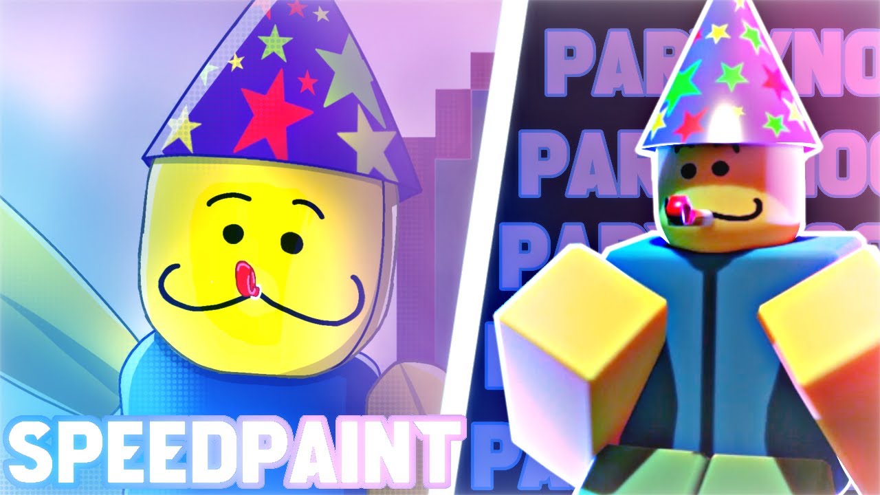 Drawing PartyNoob! // Regretevator [𝗦𝗣𝗘𝗘𝗗𝗣𝗔𝗜𝗡𝗧] - YouTube