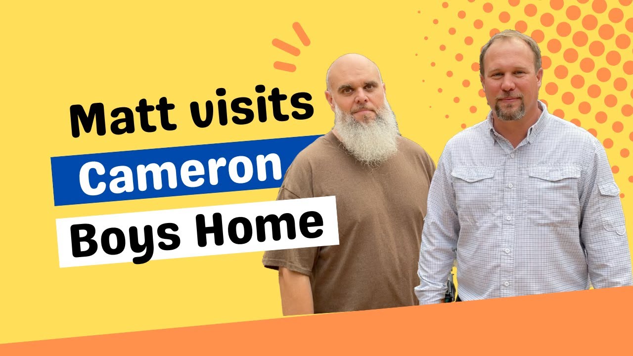 Matt Cashion Visits Cameron Boys Camp - YouTube