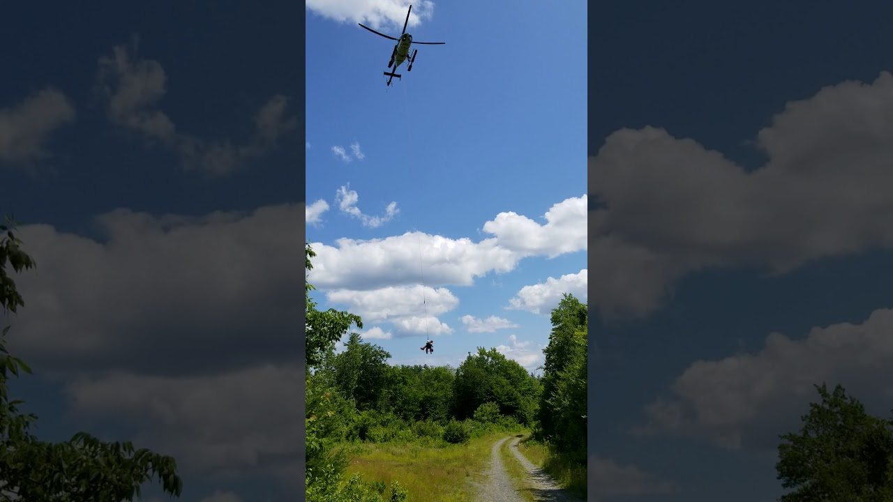 Maine Forest Rangers - Short Haul Rescue Assist - July 13, 2019 - YouTube