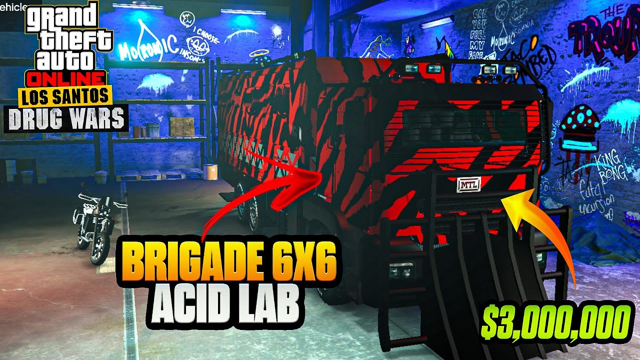 Modifying Brigade 6X6 For Acid Lab 😱🥵 || GTA 5 ONLINE #part2 - YouTube