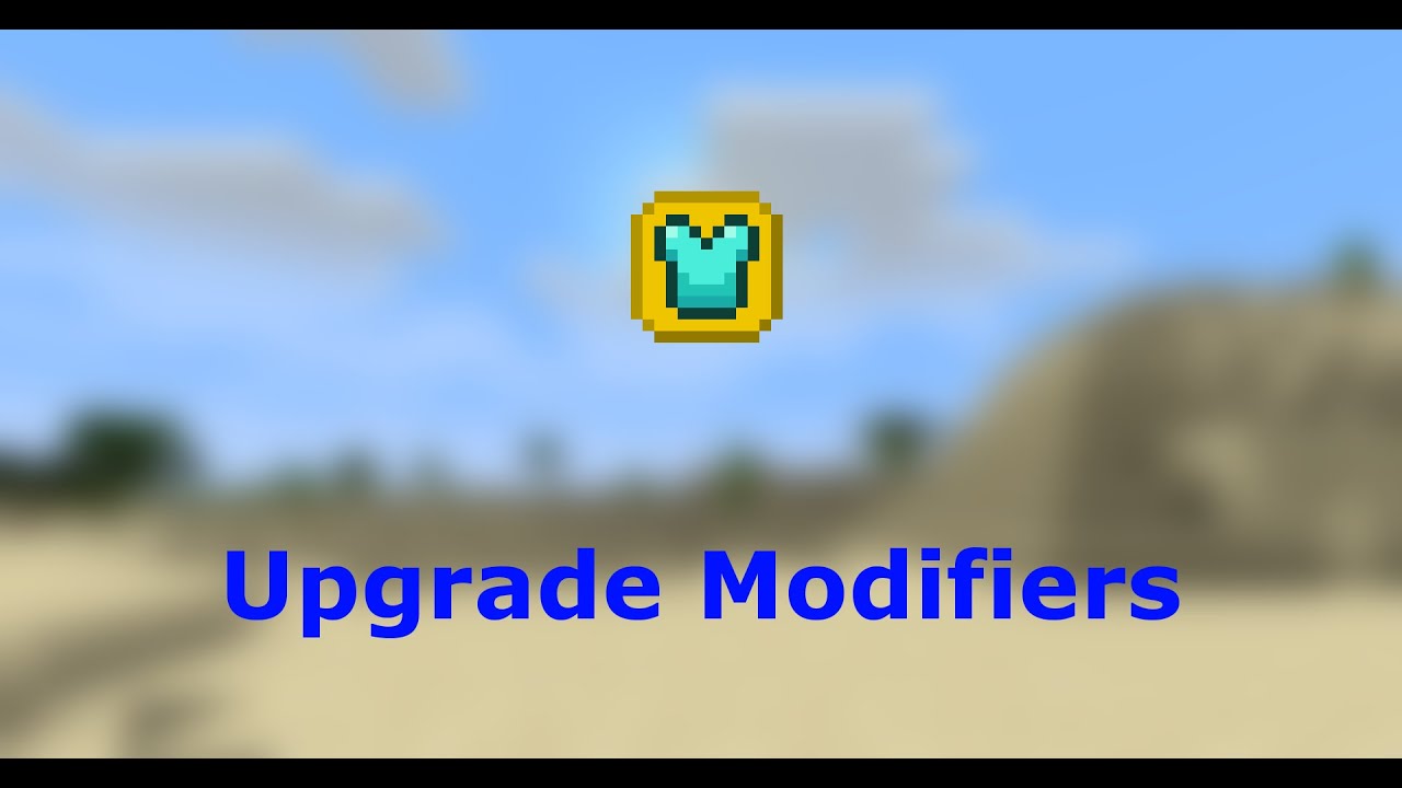 Upgrade Modifiers - Minecraft Mod Showcase - YouTube