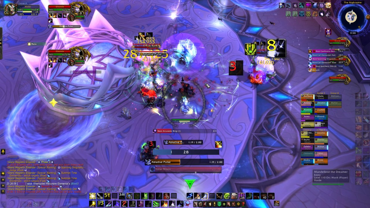 Grand Magistrix Elisande - The Nighthold Mythic - Balance Druid PoV ...