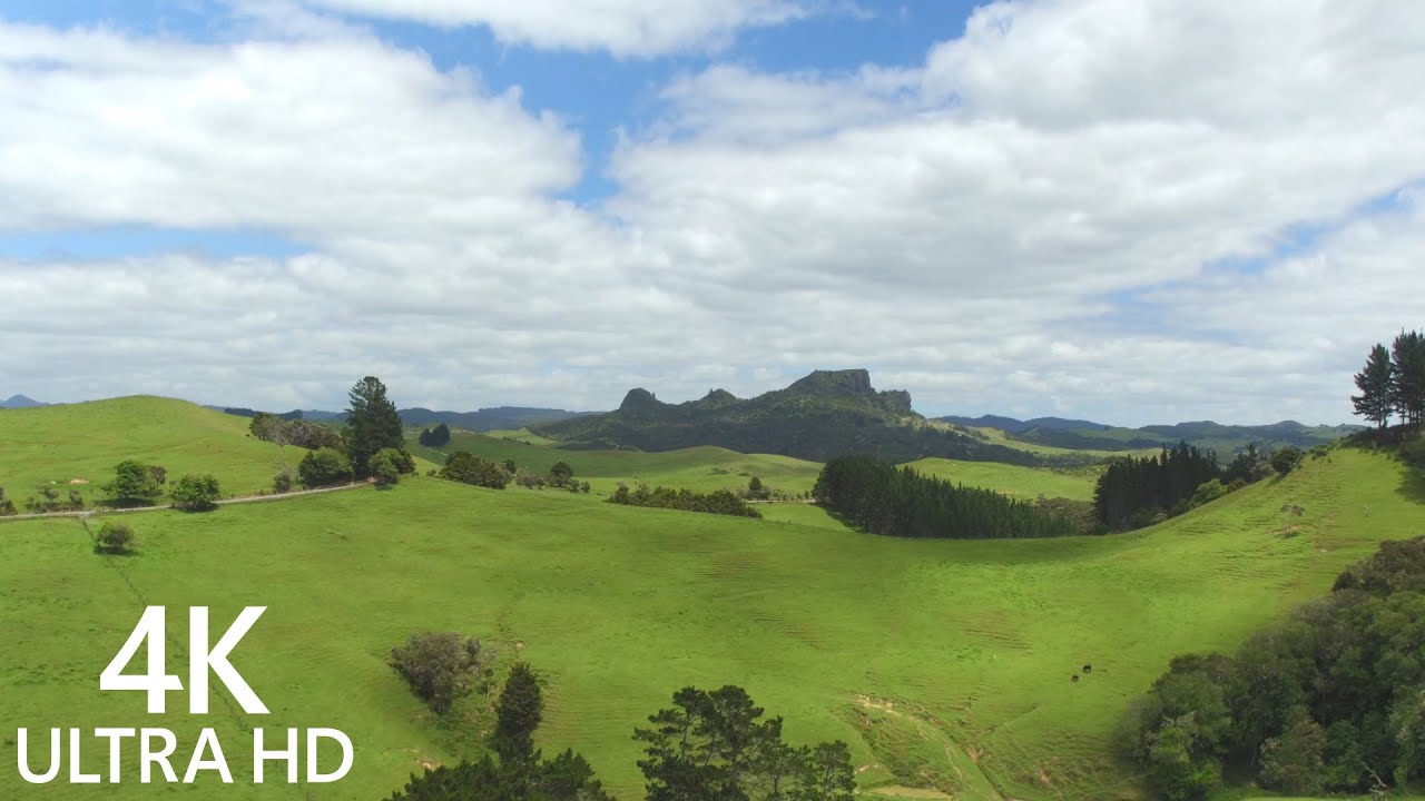 Beautiful Nature 4k Ultra HD : Rolling Grass Hills in Copenhagen ...
