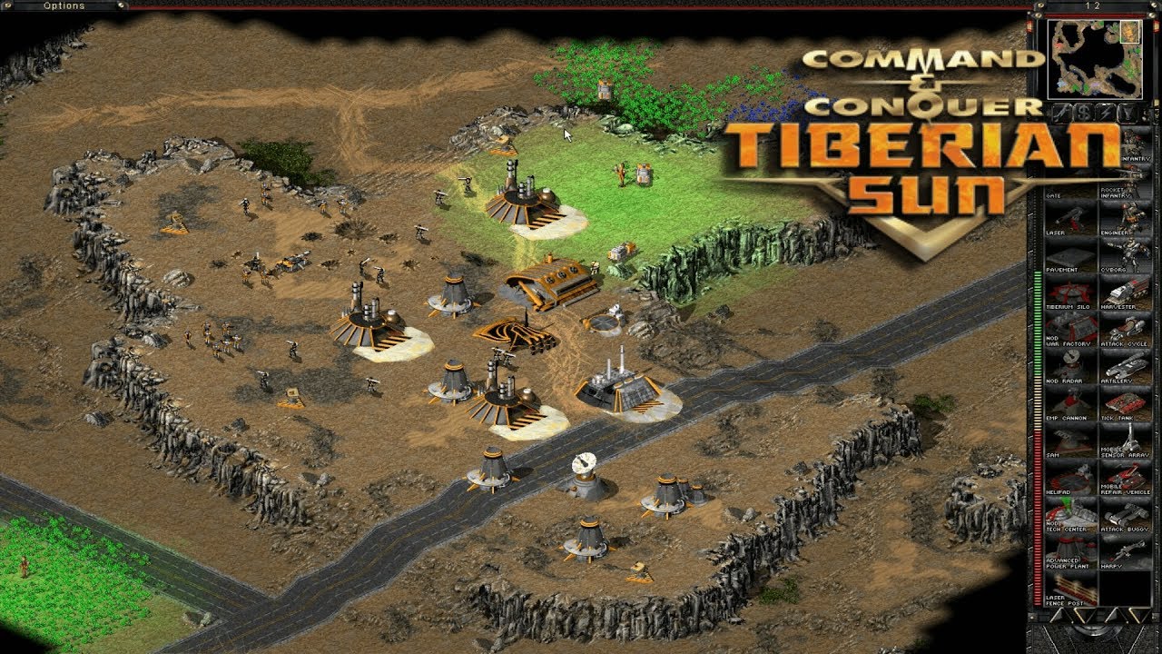 Tiberian Sun - A River Runs It Map - 3 Games In Row - YouTube