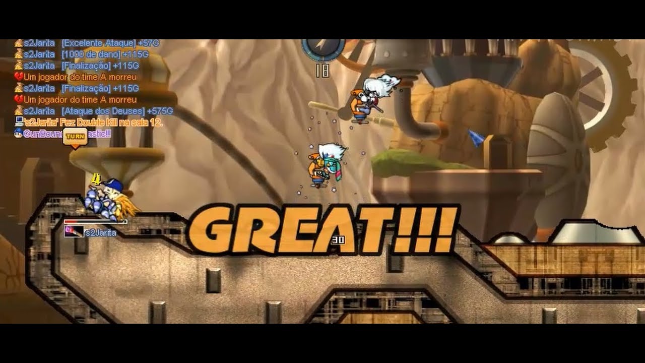 GUNBOUND WC GITZ - DOUBLE KILL DE ADUKA ENTRE CETROS - YouTube