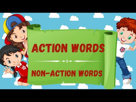 Action Words | Non-Action Words| Verbs| English Grammar| Knowledge ...