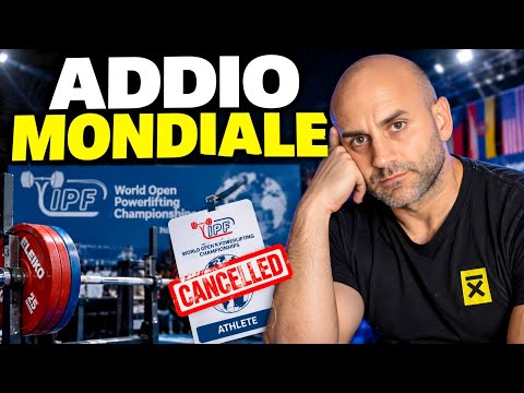 RINUNCIO AL MONDIALE DI POWERLIFTING