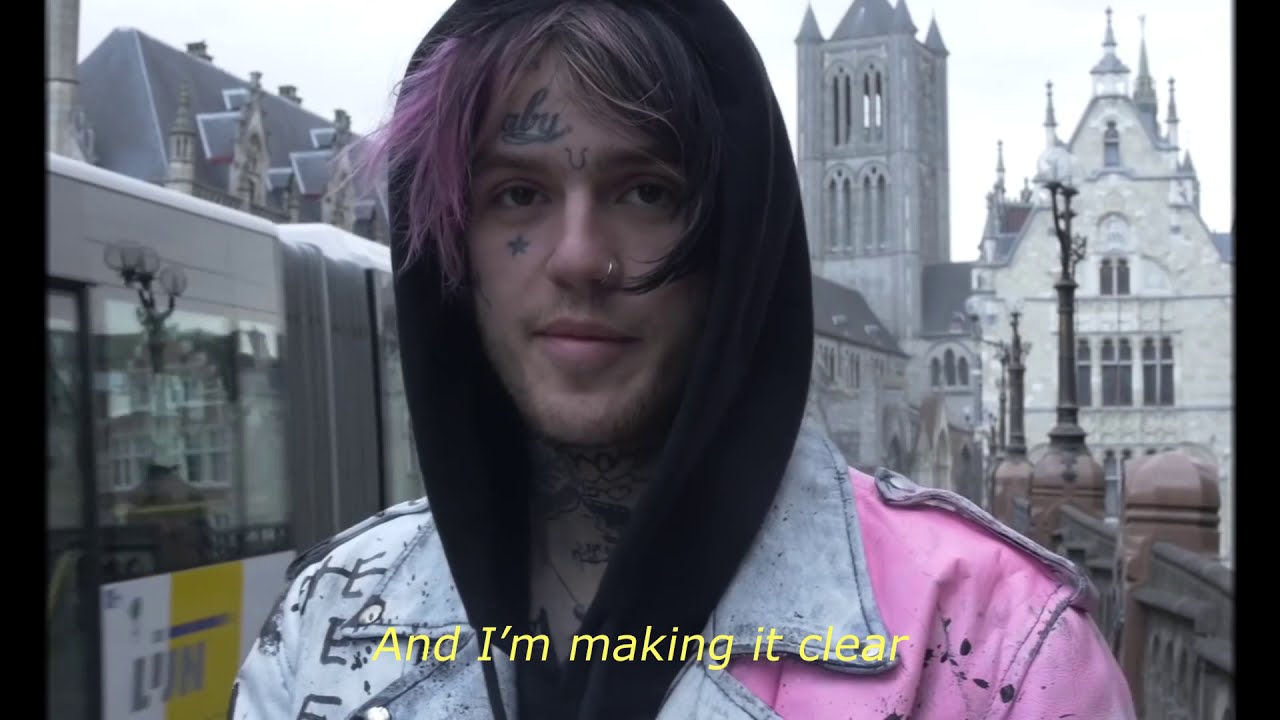 lil peep - haunt u (music video) (lyrics) - YouTube
