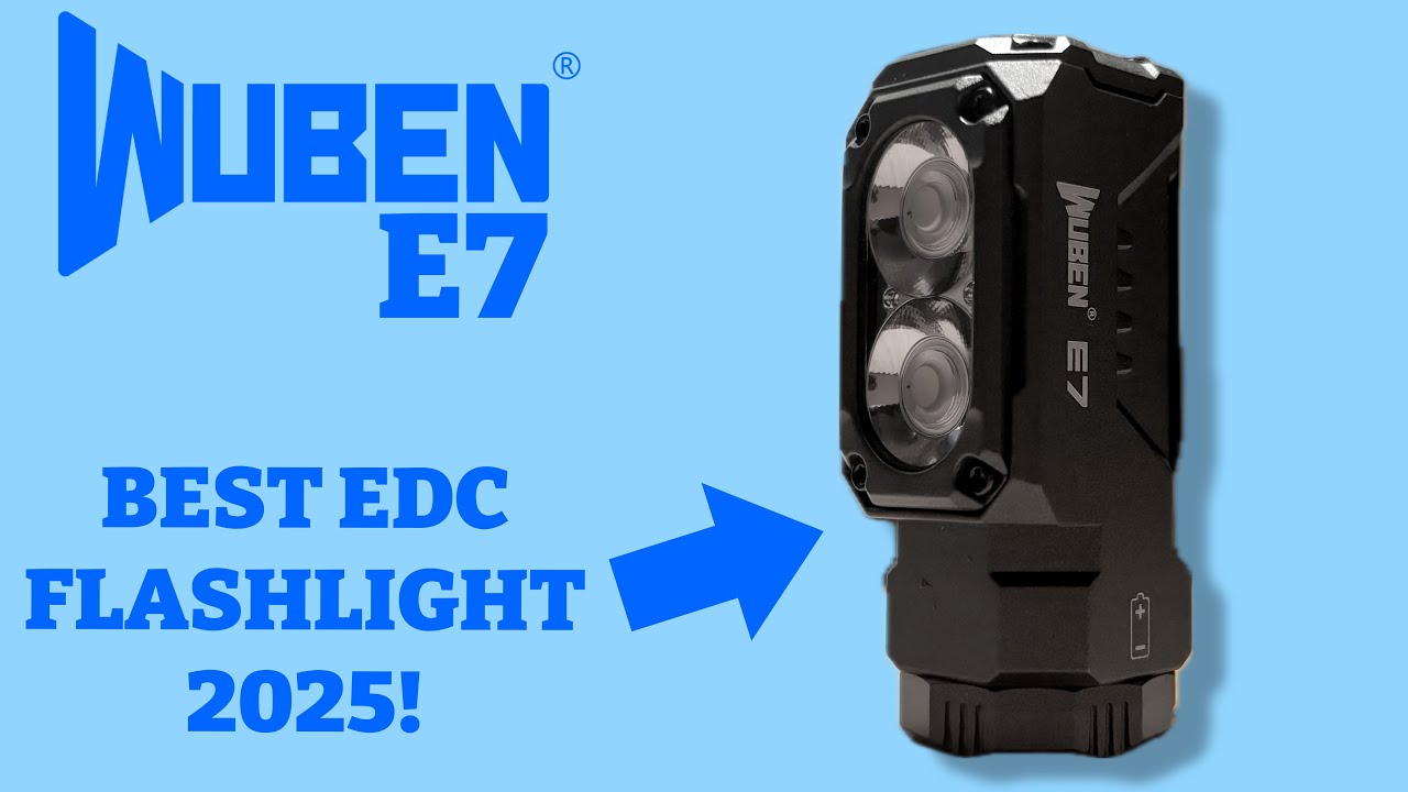 The Wuben E7 Flashlight Review! Best EDC Flashlight 2025! - YouTube