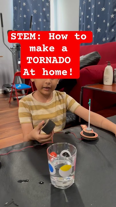 STEM Science Kids: Make Tornado in a glass!! Smart kids experiments # ...