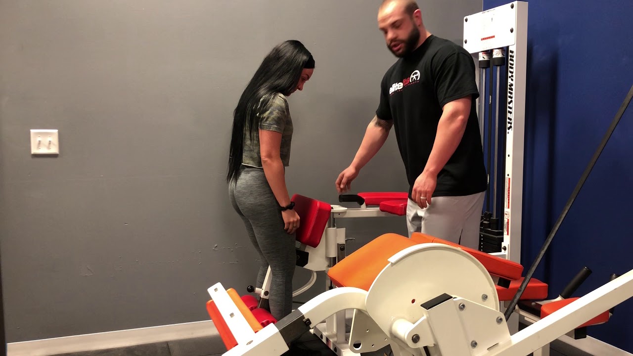 Standing Unilateral Leg Curl - YouTube