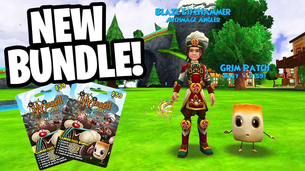 Wizard101: THIS HOUSE IS AMAZING!! - NEW Candied Isles Bundle - YouTube