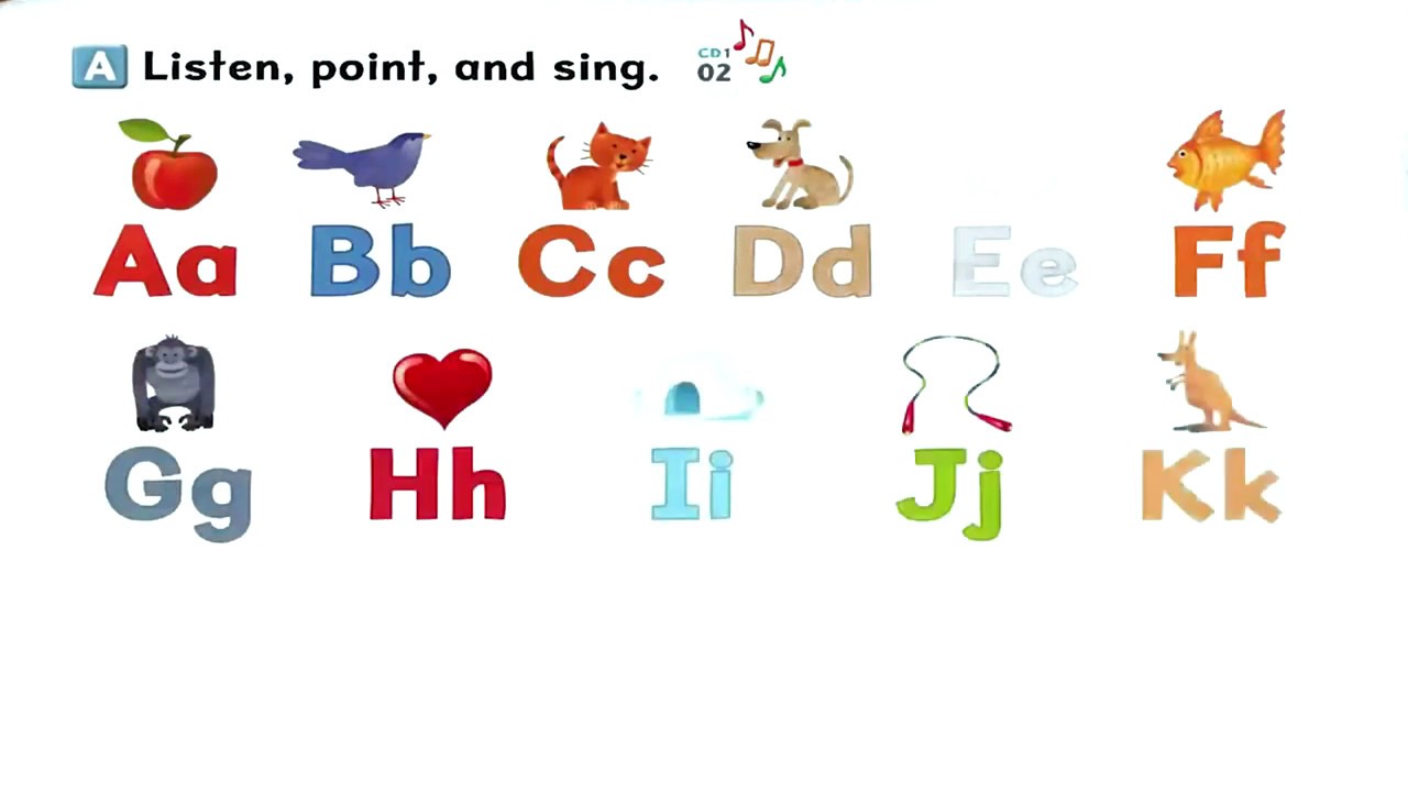 ABC Song Let's go 1 4th Edition - YouTube