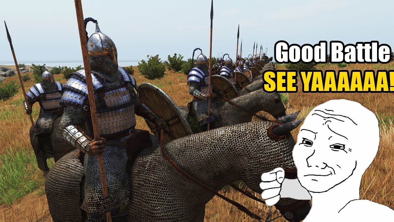 Epic Cavalry ATTACK (Insane) - Mount & Blade 2 BANNERLORD - YouTube