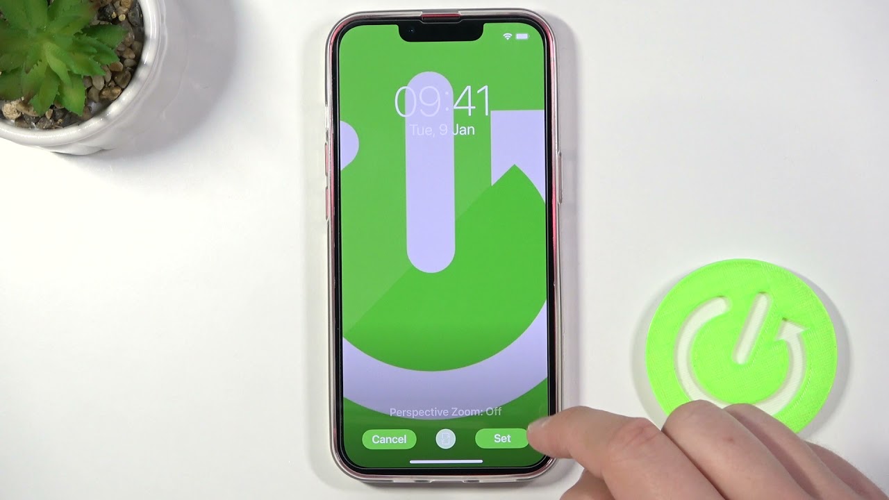 iPhone 13- How to Change Lock Screen Wallpaper - YouTube