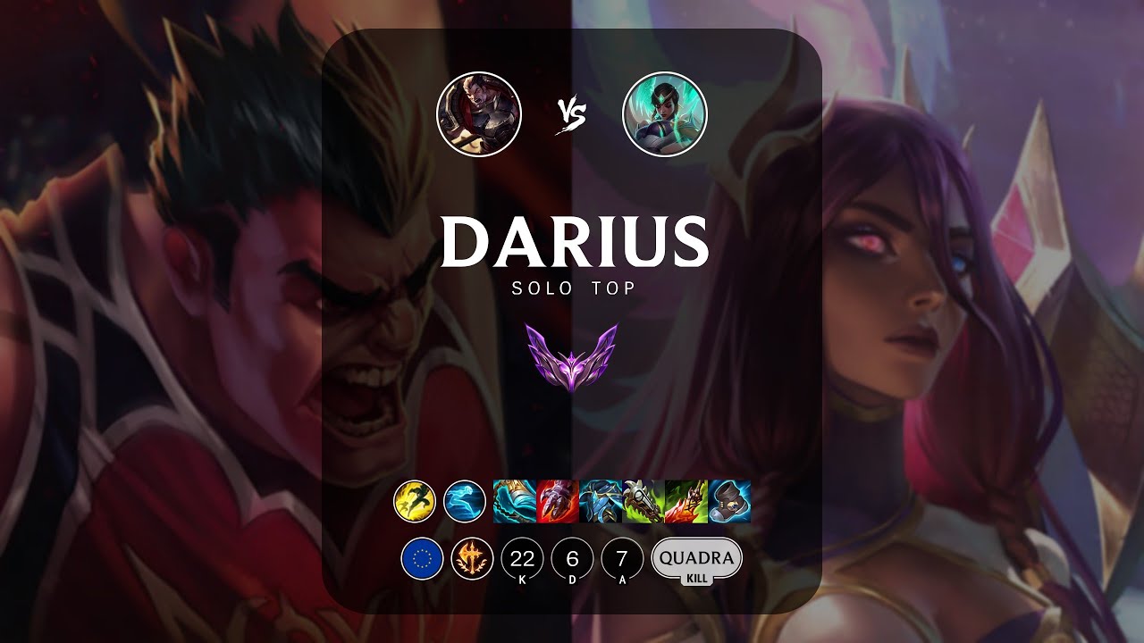 Darius Top vs Karma - EUW Master Patch 13.4 - YouTube
