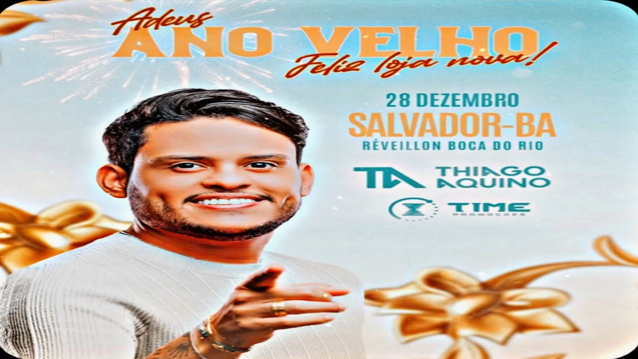 Thiago Aquino em Salvador-BA show da virada 2024 - YouTube