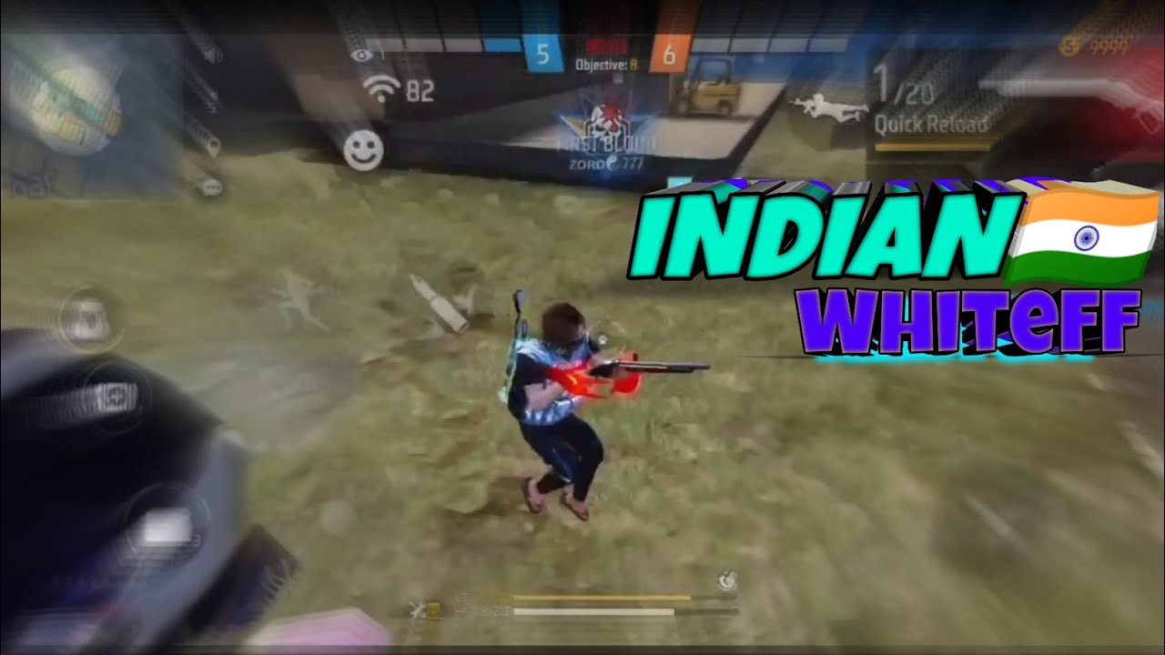 When I used @WhiteFF NoSkill.sensi 😈|| Indian White FF or jod ???💀👽 ...