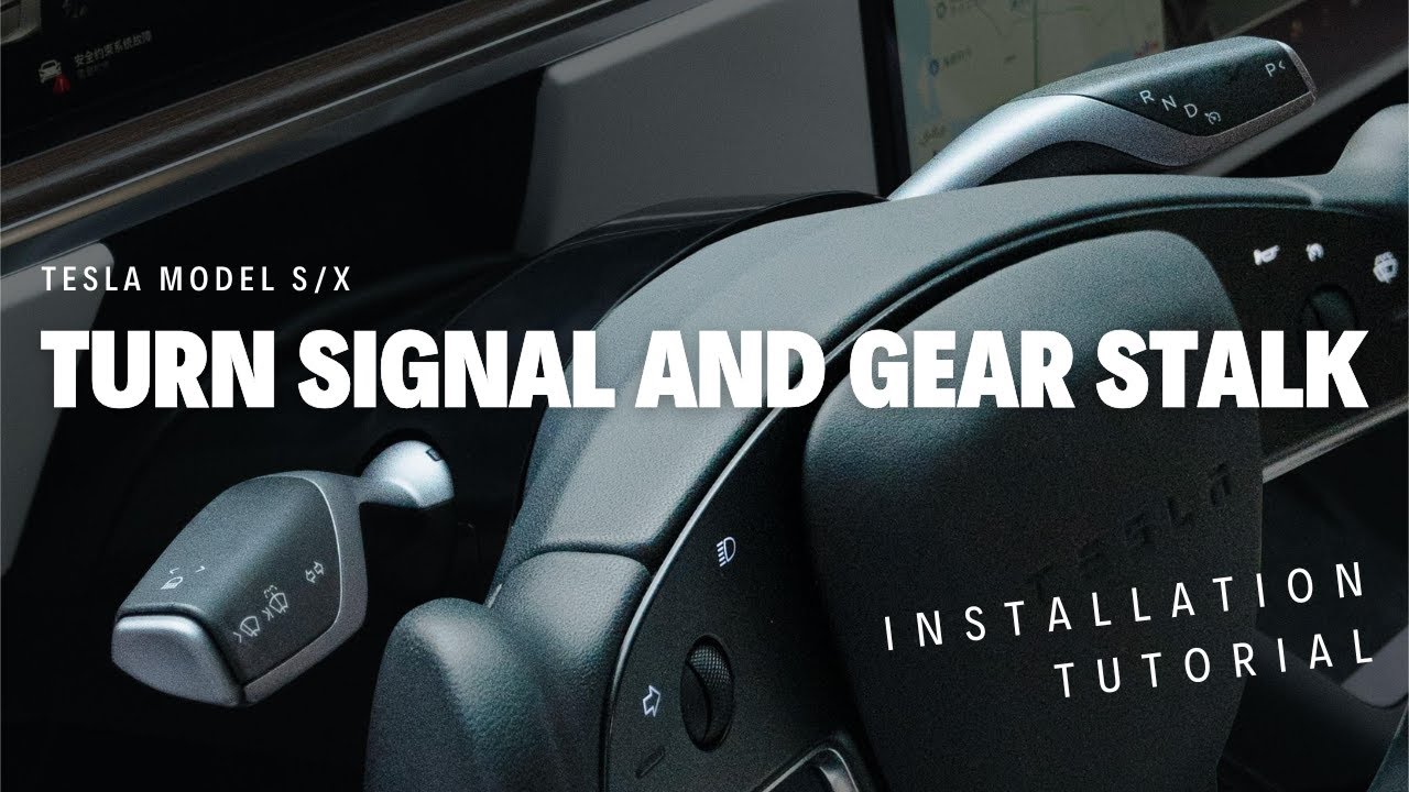 Turn Signal & Gear Stalk Installation Tutorial | Tesla Model S & X ...