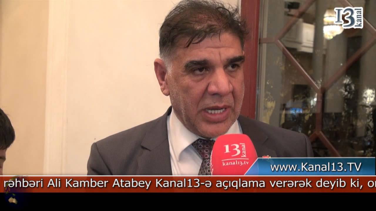 Ali Kamber Atabəyə Azərbaycandan bir ovuc torpaq hədiyyə olundu - YouTube