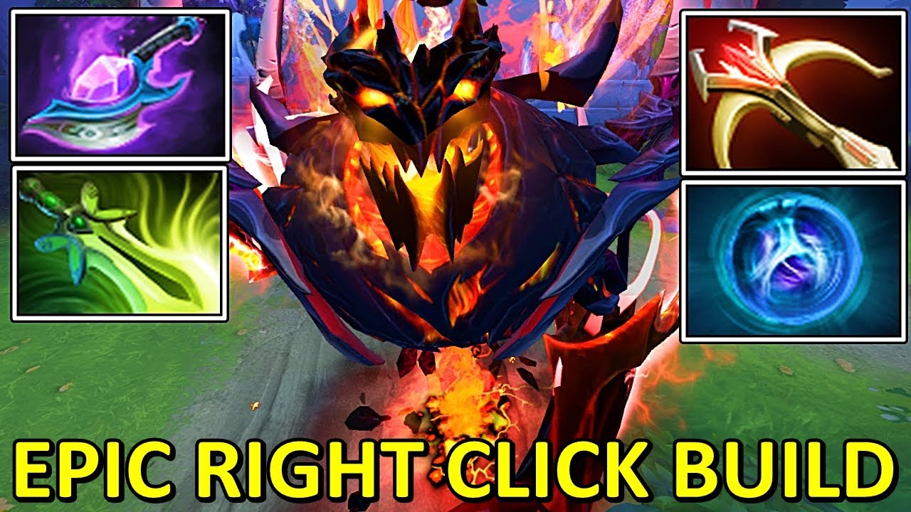 EPIC RIGHT CLICK BUILD [ SHADOW FIEND ] INSANE BATTLE FIGHT - GAMEPLAY ...