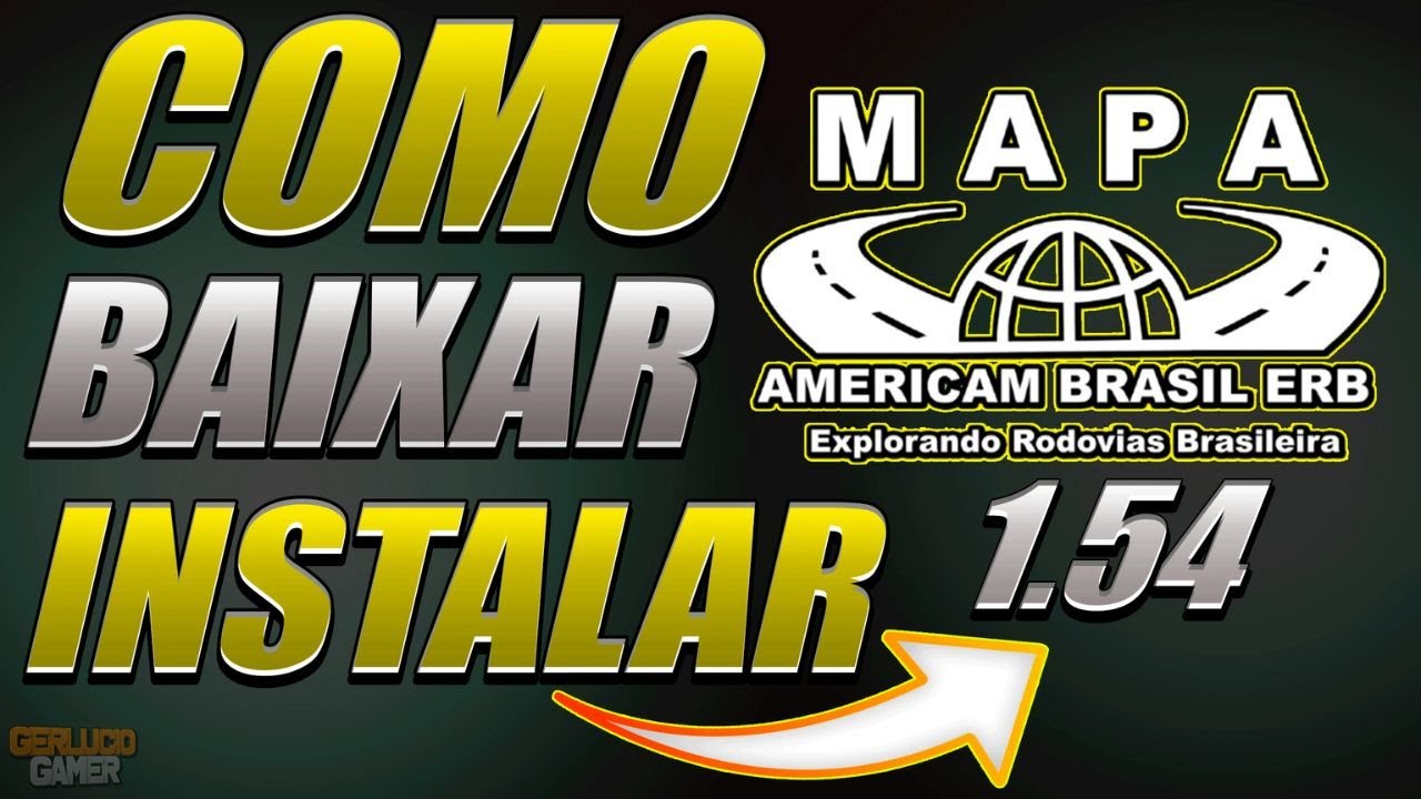 Download e Atualização Mapa Americam Brasil Para Ets21.54 - YouTube