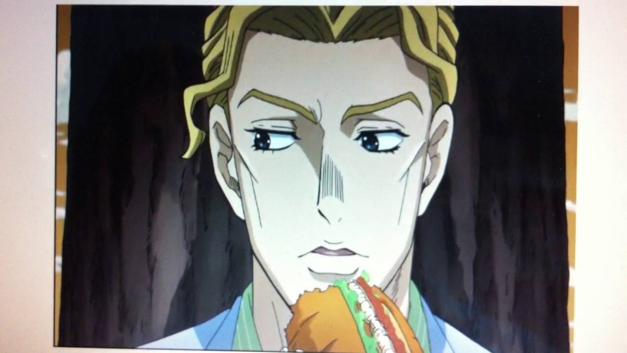 Shigechi stole Kira's Sandwich : Diamond is Unbreakable 21 - YouTube